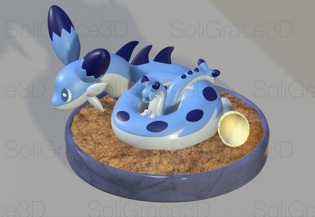 Chillet With Babies Stl File 3d Print Palworld - Etsy