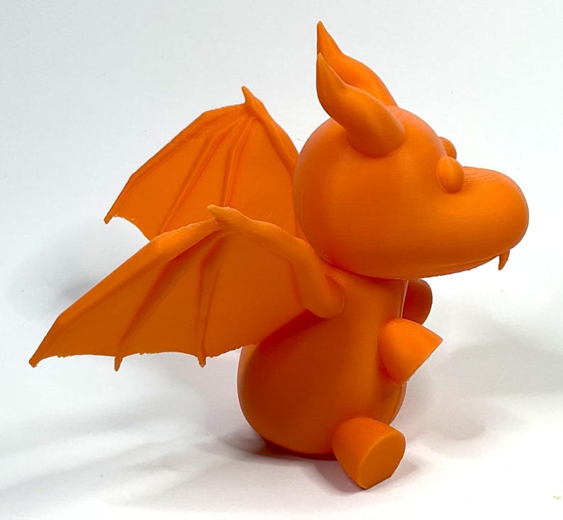 Adopt Me Inspired Red Dragon Stl 3D Printer File (2 Versions Included ...