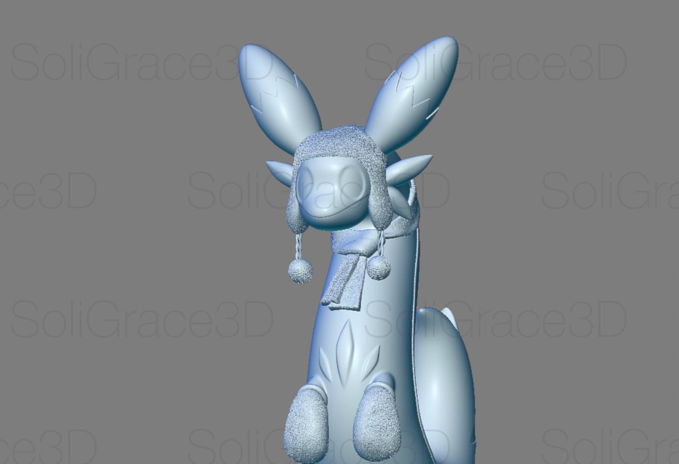 Chillet Stl File 3d Print Palworld Winter - Etsy