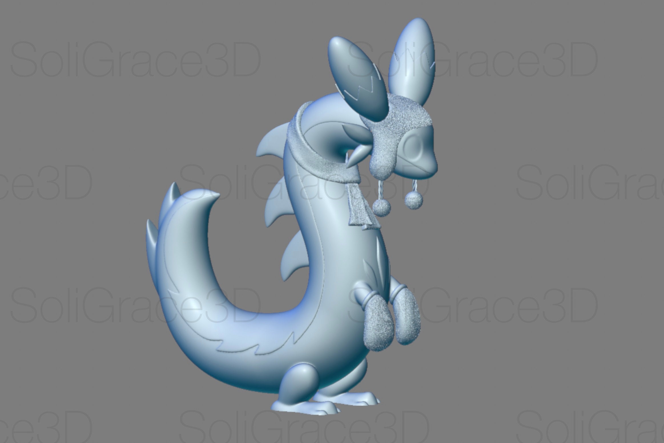 Chillet Stl File 3d Print Palworld Winter - Etsy