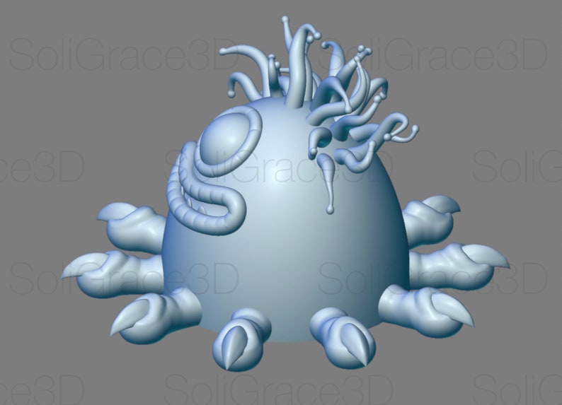 Toejammer Epic Stl File 3d Print My Singing Monsters - Etsy