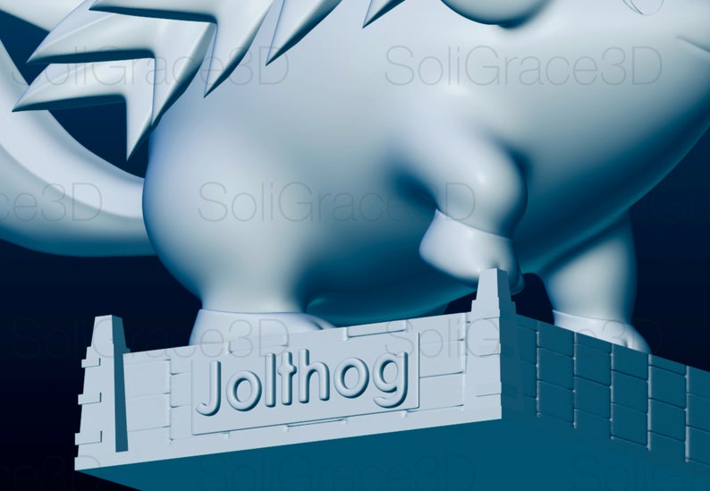 Jolthog Stl File 3d Print Palworld - Etsy