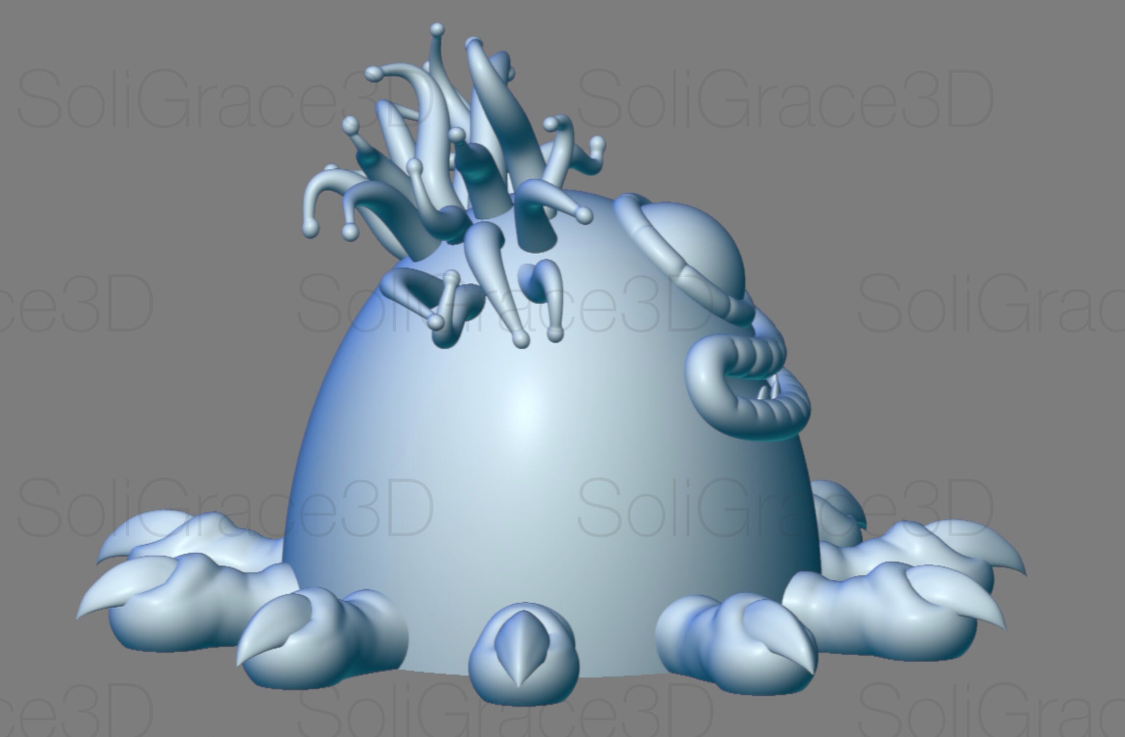 Toejammer Epic Stl File 3d Print My Singing Monsters - Etsy