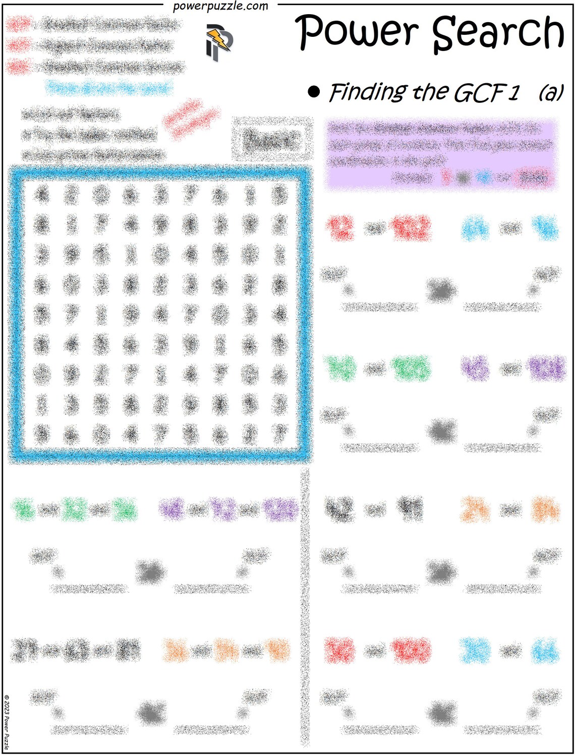 Finding the GCF/HCF, Grade 5 Math - Etsy