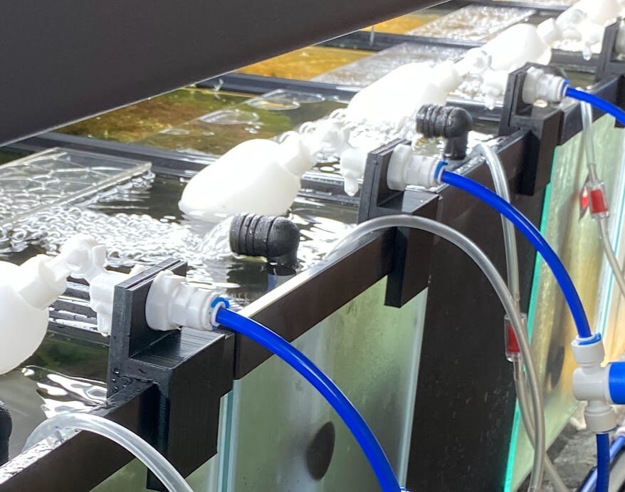 Aquarium Float Valve Mount and Full Kit for 1/4" | Sturdy Mount for ...