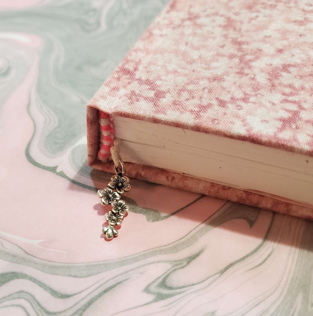 Sakura Journal With Japanese-style Suminagashi Endpages and Sterling ...