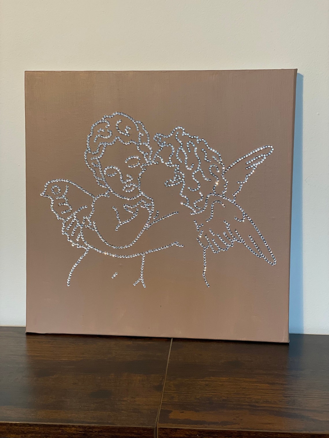 The Two Cherubs, Angel Diamond Painting, Renaissance Style Original ...