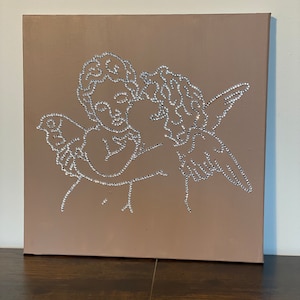 The Two Cherubs, Angel Diamond Painting, Renaissance Style Original ...