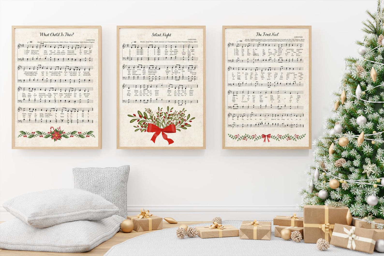 14 Top Classic Vintage Christian Christmas Hymns Carols, Printable ...