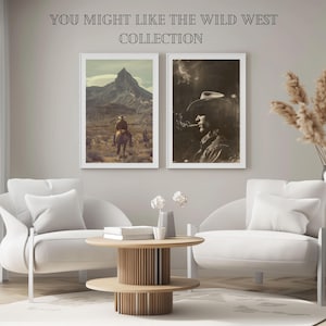 Large Western Wall Art | Vintage Art | Bear Wall Art | Vintage Western ...