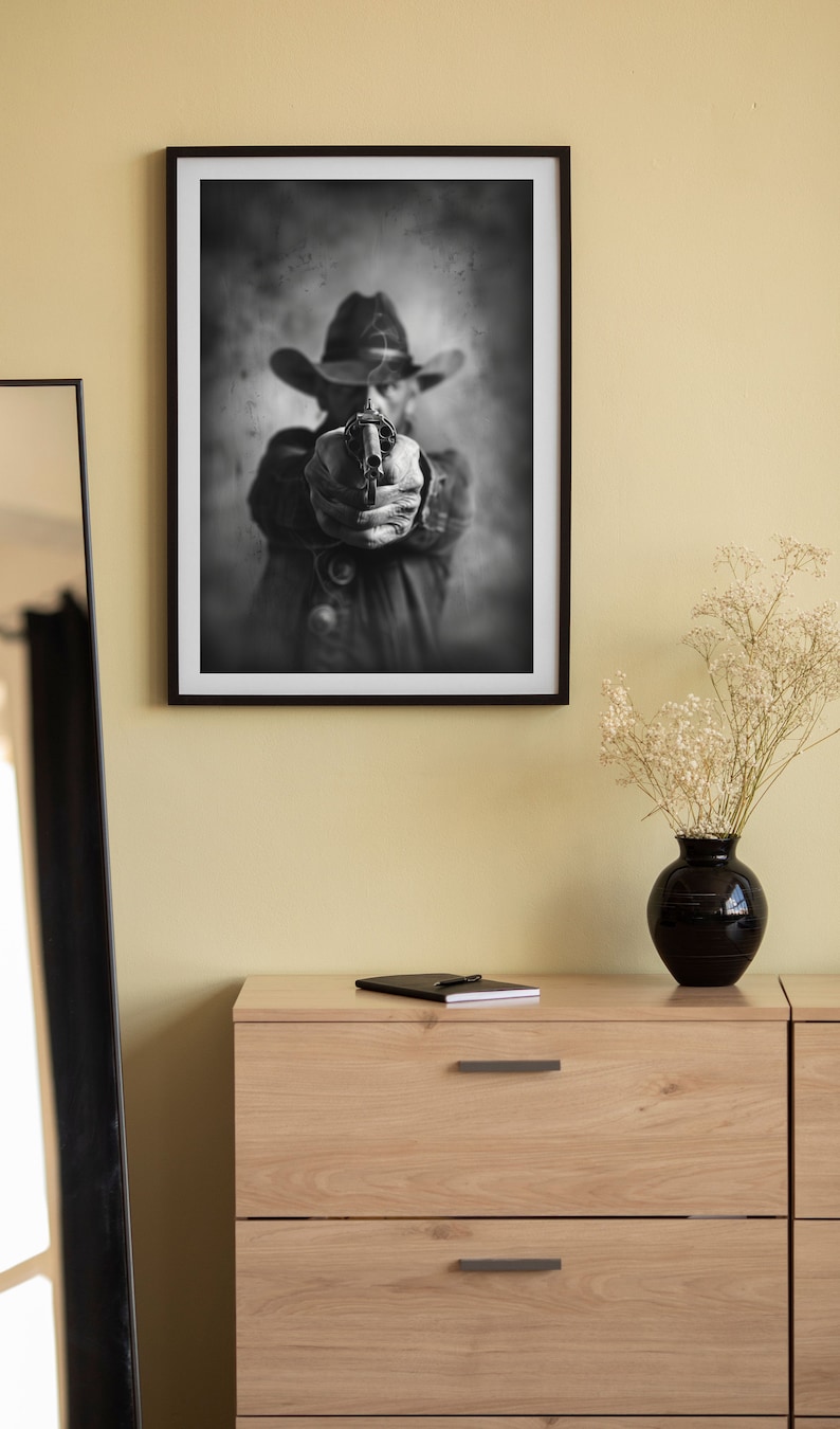 Large Western Wall Art | Vintage Wall Art | Surrealist Wall Art ...