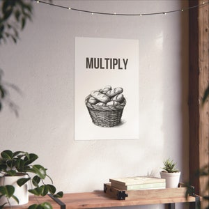 Miracle Wall Art | Multiply Art | Jesus Wall Art | Christian Wall Art ...