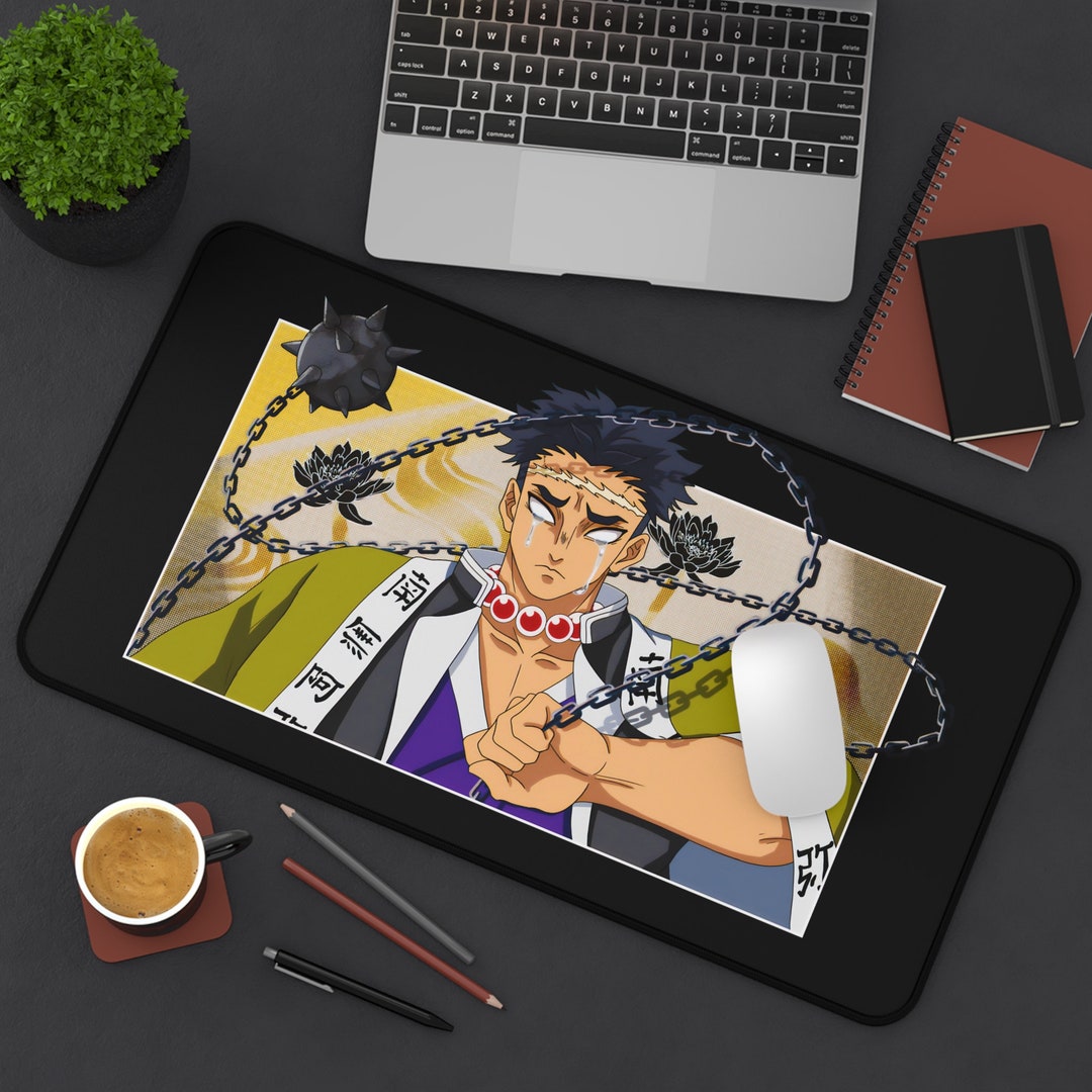 Gyomei Himejima Mouse Pad Demon Slayer Desk Mat - Etsy