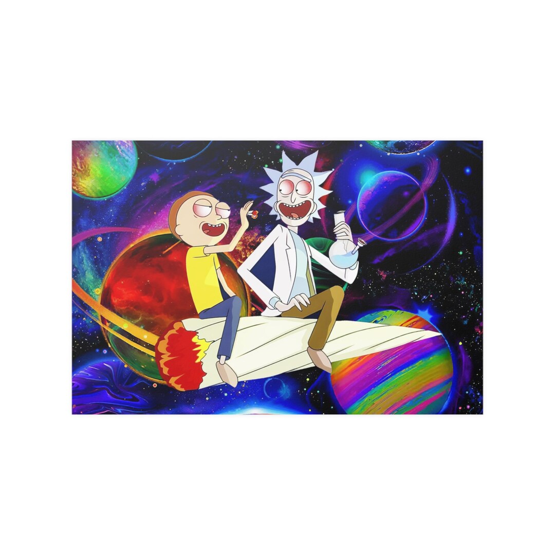 Rick Y Morty Satin Poster 210gsm - Etsy