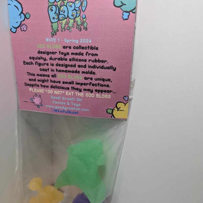 Odd Blobs Squishy Silicone Rubber Keshi Designer Toys - Wave 1 - Etsy