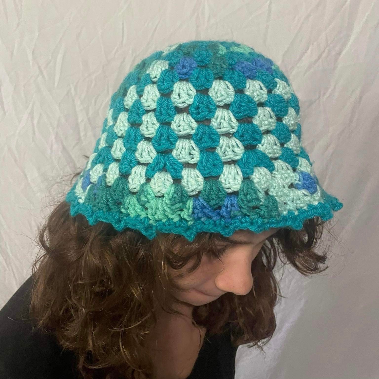 Sea Turtle Bucket Hats, Crochet Granny Stitch Bucket Hats - Etsy