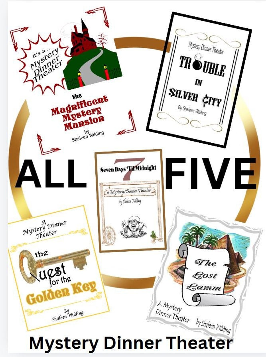 Mystery Dinner Theater Scripts * All Five for a Reduced Price!!! - Etsy