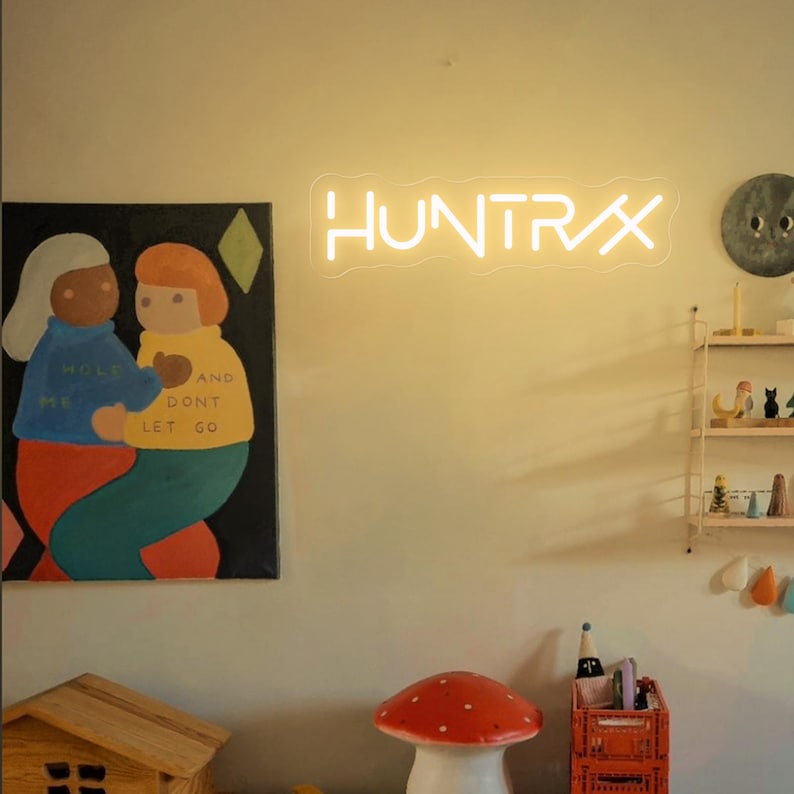 Kpop Demon Hunters Huntrix LED Neon Sign: Room Wall Decor, Gift for ...