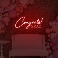 Custom Graduation Neon Sign, Class of 2025/2026 LED Light, Congrats ...