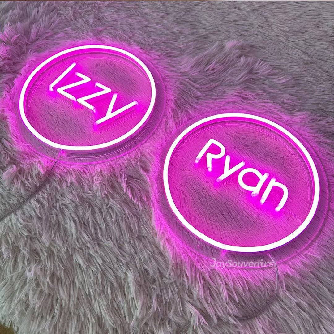 Personalized Name Neon Lights, Bedroom Decorations,wall Decor Sign,kid ...