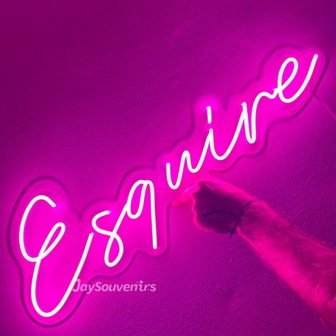 Custom Cursive Name Neon Sign: Personalized Teen Gift, Nursery Decor - Etsy