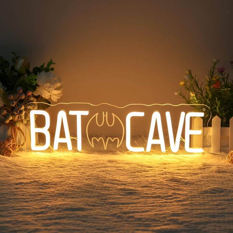 Neon Superhero Signs - Etsy