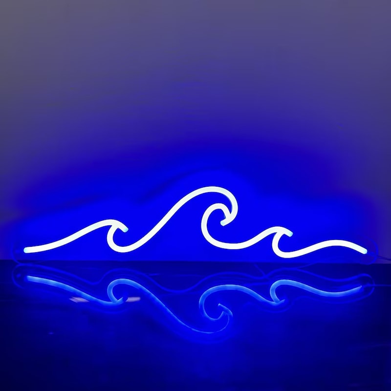 Wave Neon Sign - Etsy