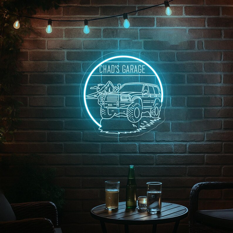 Custom Garage LED Neon Sign: Man Cave Decor, Christmas Gift for Men - Etsy