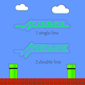 Afterlife LED Neon Sign: Cyberpunk Game Room Wall Decor - Etsy