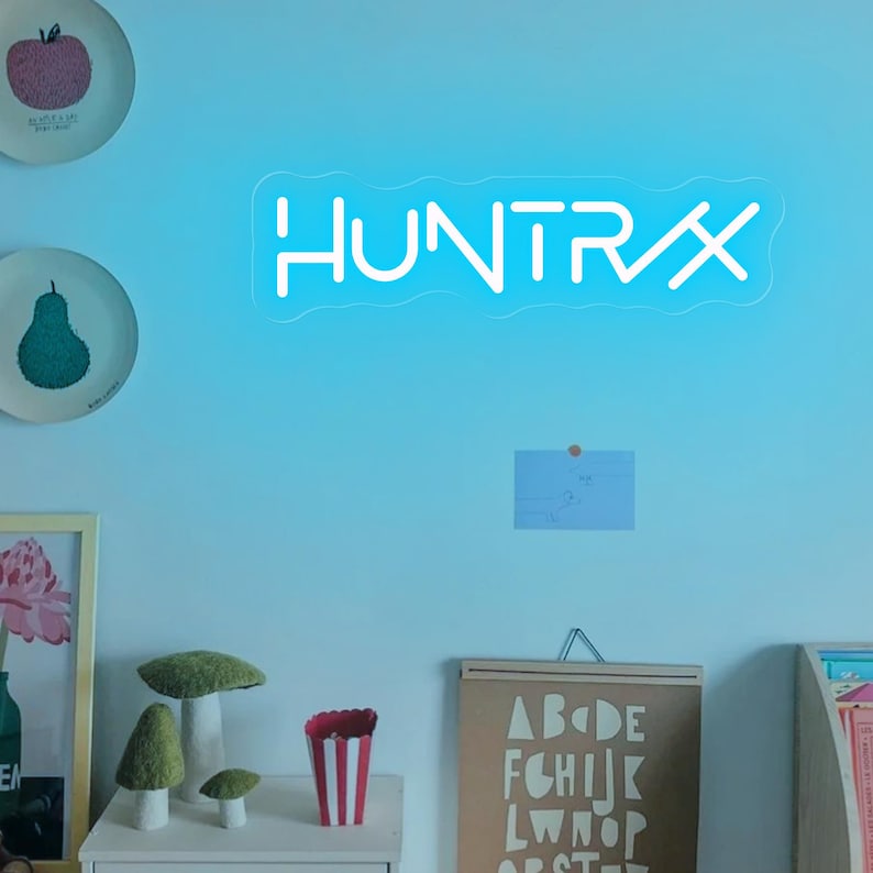 Kpop Demon Hunters Huntrix LED Neon Sign: Room Wall Decor, Gift for ...