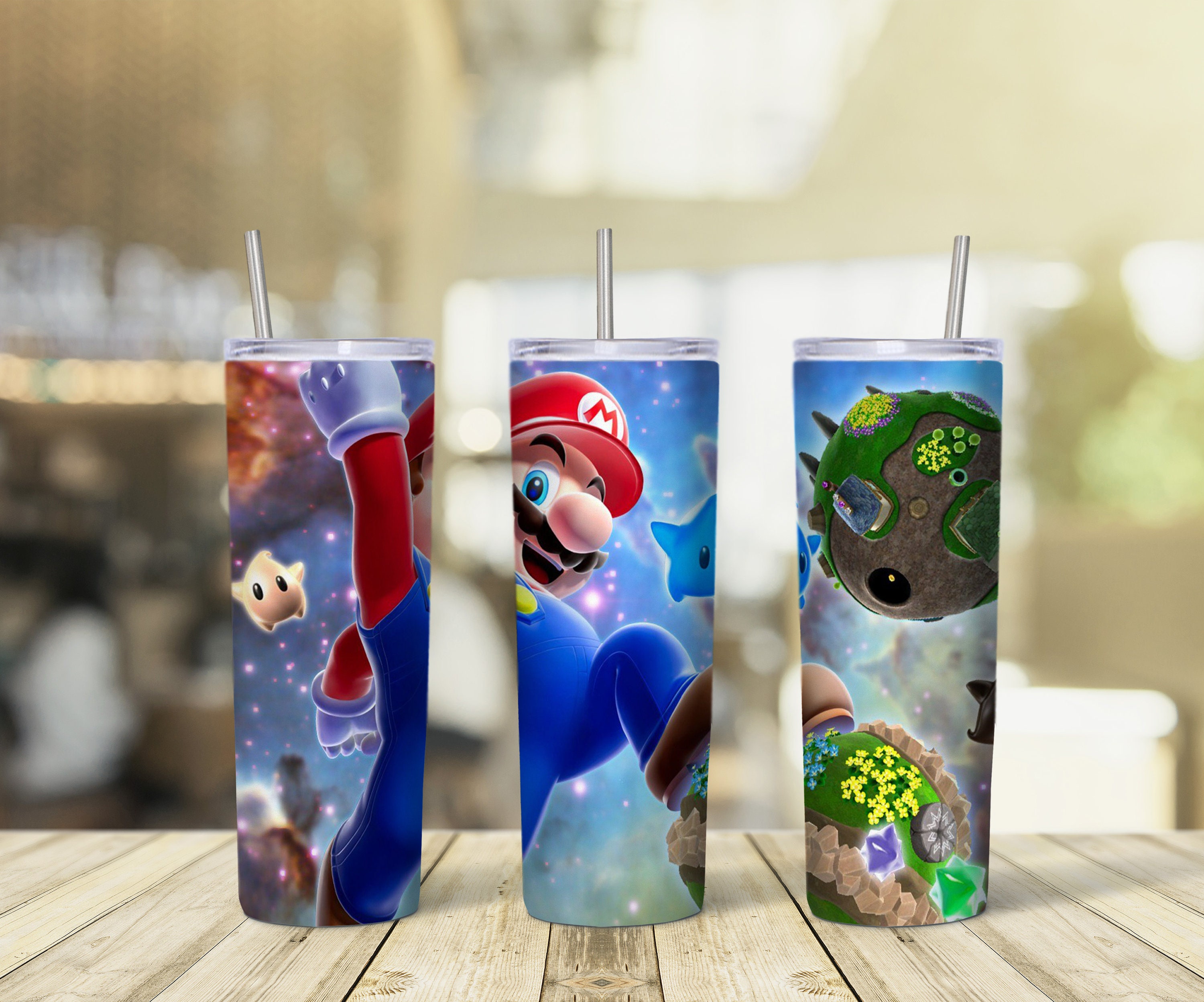 Mario Tumbler PNG, 20 Oz Skinny Sublimation Designs, Mario Tumbler Wrap ...