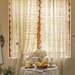 Lace Embroidered Curtain, One Panel Window Decor Curtain for Living ...