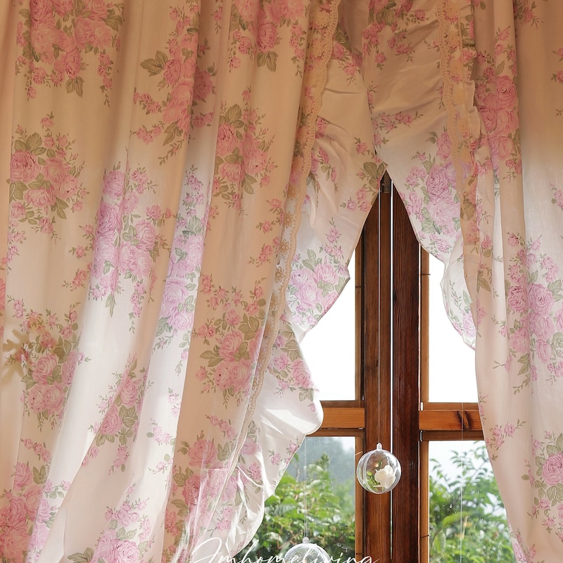 Shabby Chic Curtains - Etsy