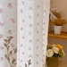 Pink and White Floral Printed Cotton Curtain, Ruffle Princess Coquette ...
