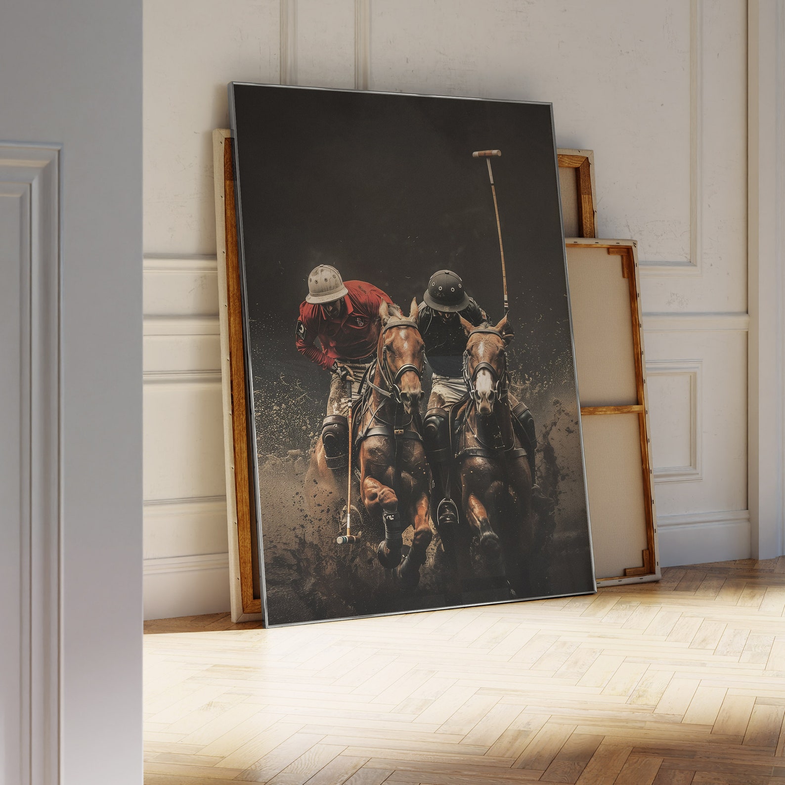 Vintage Polo Players Art Print: Equestrian Wall Decor - Etsy