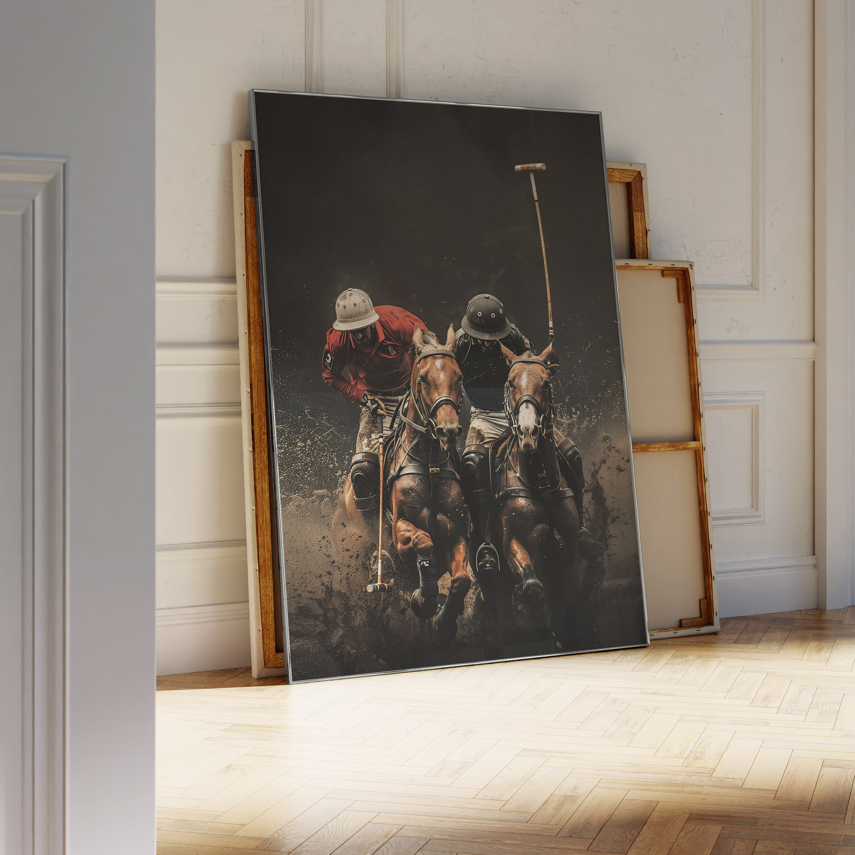Vintage Polo Players Art Print: Equestrian Wall Decor - Etsy