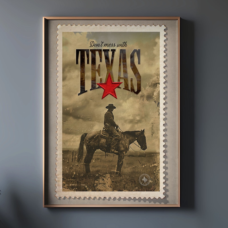Texas Stamp - Etsy