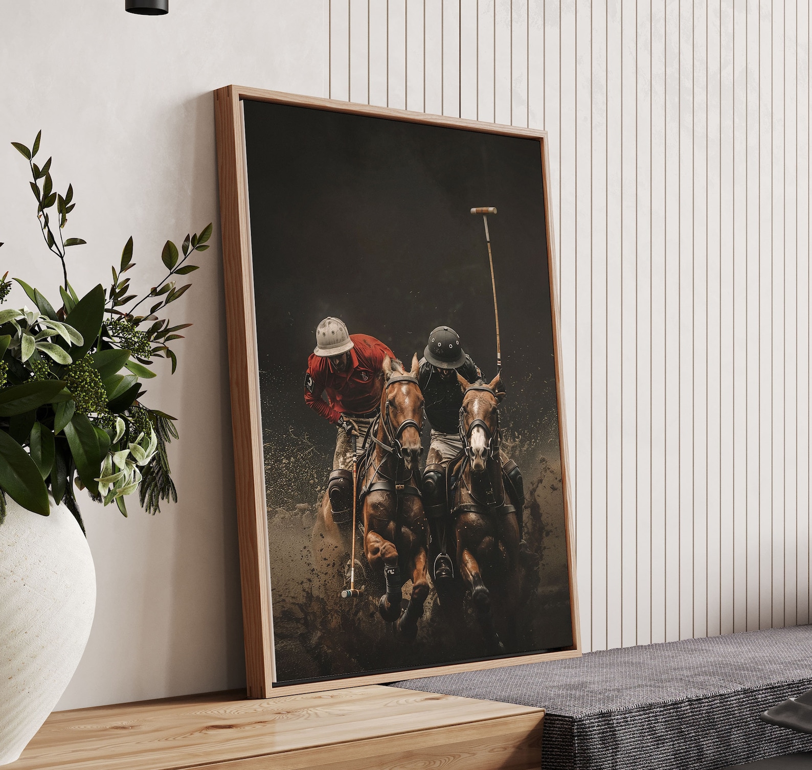 Vintage Polo Players Art Print: Equestrian Wall Decor - Etsy