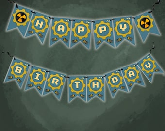 Fallout Birthday Party Bundle | Instant Download | Editable Template ...