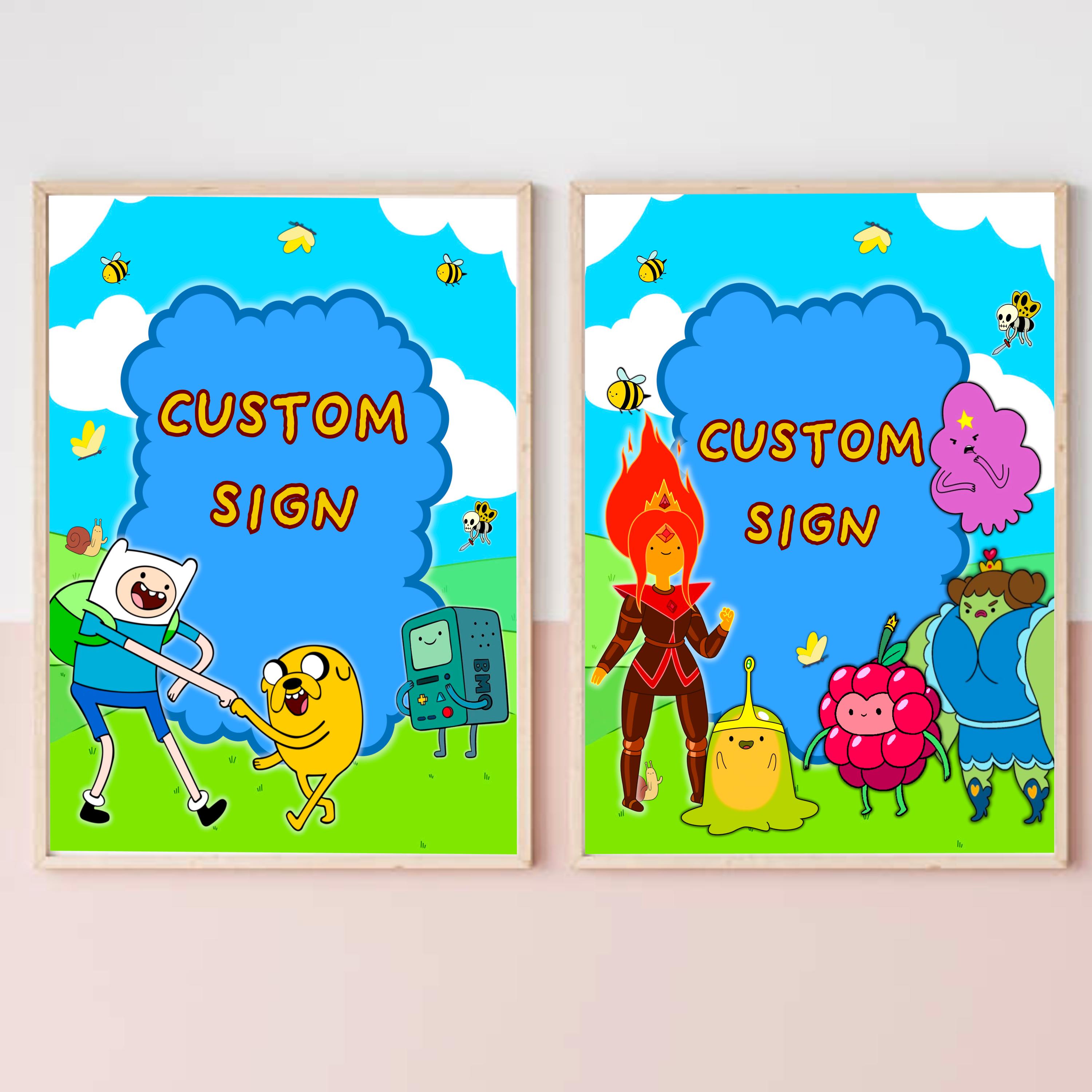 Adventure Time Birthday Party Bundle | Instant Download | Editable ...
