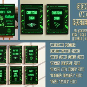Fallout Birthday Party Bundle | Instant Download | Editable Template ...