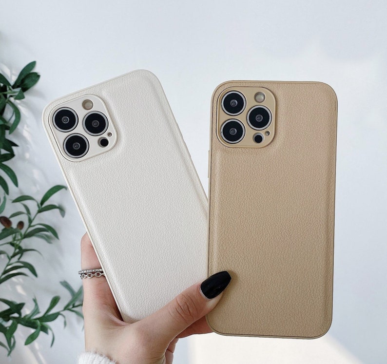 Personalized Embossed Phone Case Leather Case for iPhone 15 Pro Max, 14 ...