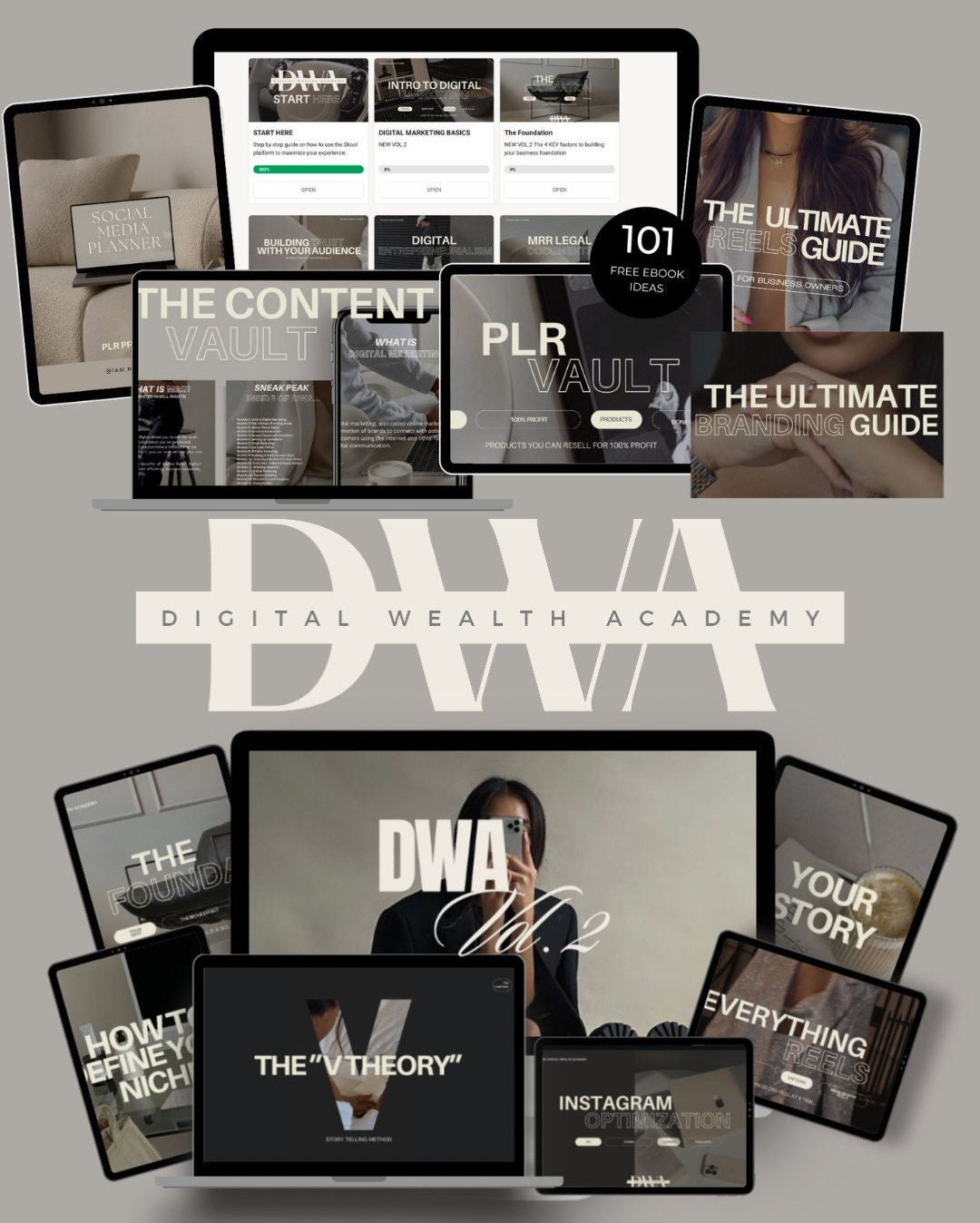 The Ultimate DWA Remastered Full Course With MRR/PLR and 100% Profits - Learn Various Ways to ...