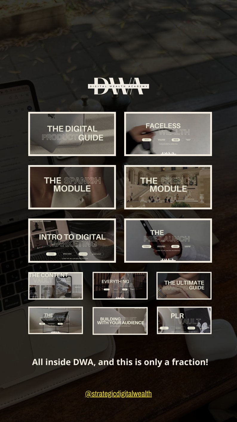 The Ultimate DWA Remastered Full Course With MRR/PLR and 100% Profits ...