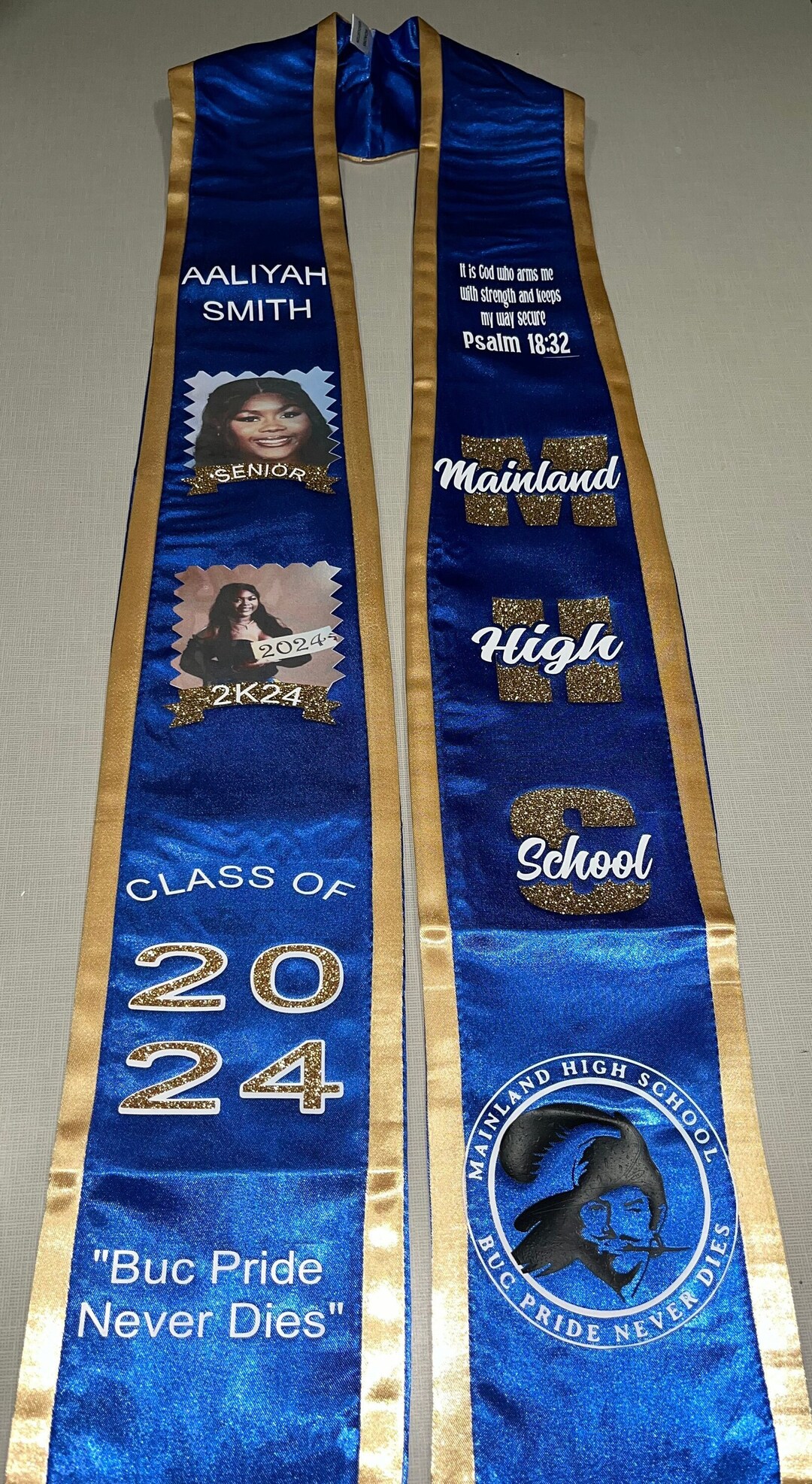 Customized/ Predesigned Graduation Stole - Etsy
