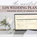 LDS Temple Wedding Planning Checklist | Google Sheet Spreadsheet ...