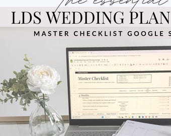 LDS Cultural Hall Wedding Reception Checklist | Google Sheet Planning ...