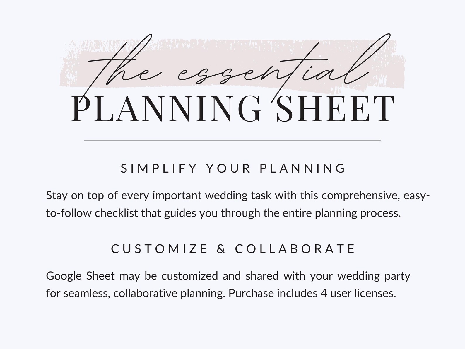 LDS Temple Wedding Planning Checklist | Google Sheet Spreadsheet ...