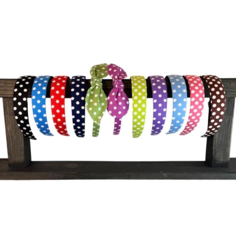 Polka Dot Headband - Etsy