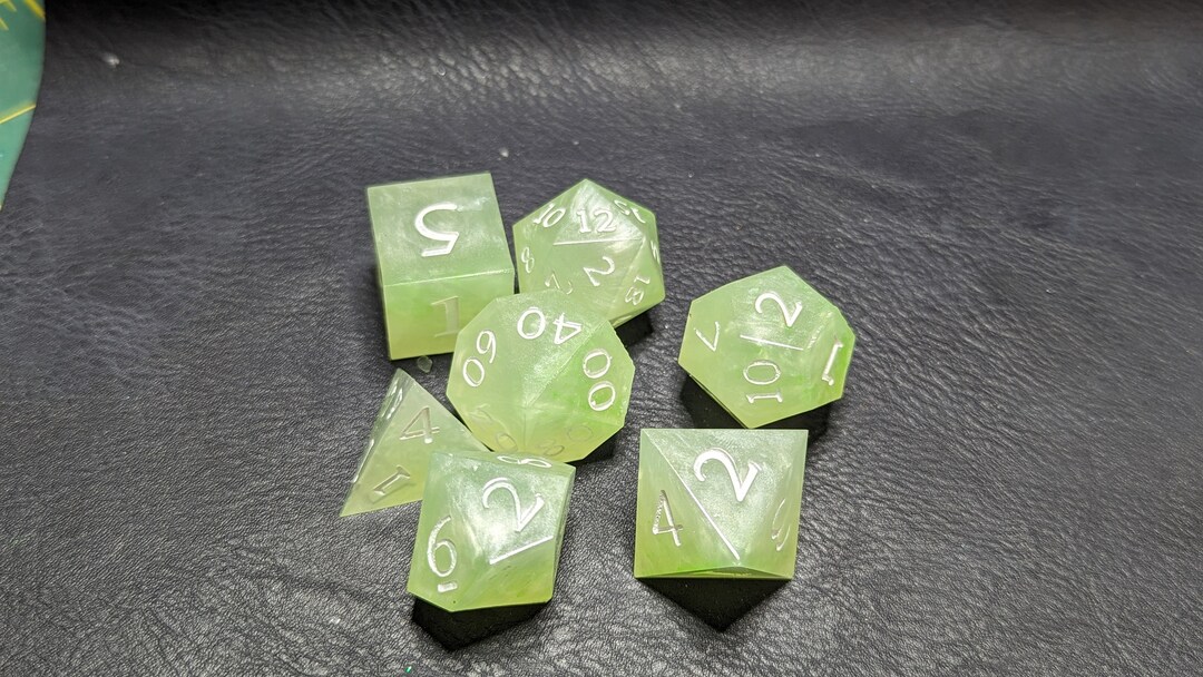 Troll Boogers Sharp RPG Dice Set - Etsy
